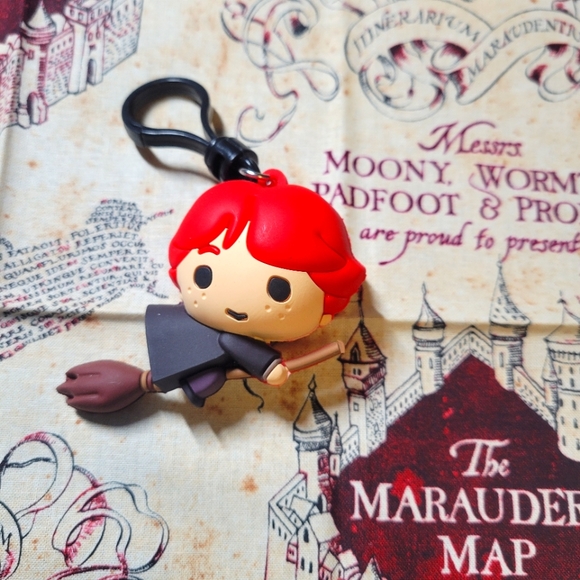 Warner Bros. | Toys | Harry Potter Keychain Ron Weasley On Broomstick ...
